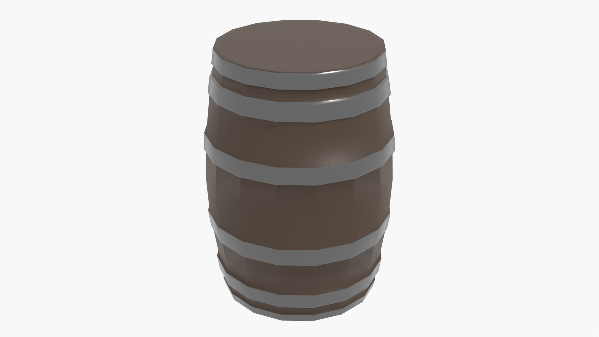 Basic Low Poly Barrel 3D model - TurboSquid 1764097