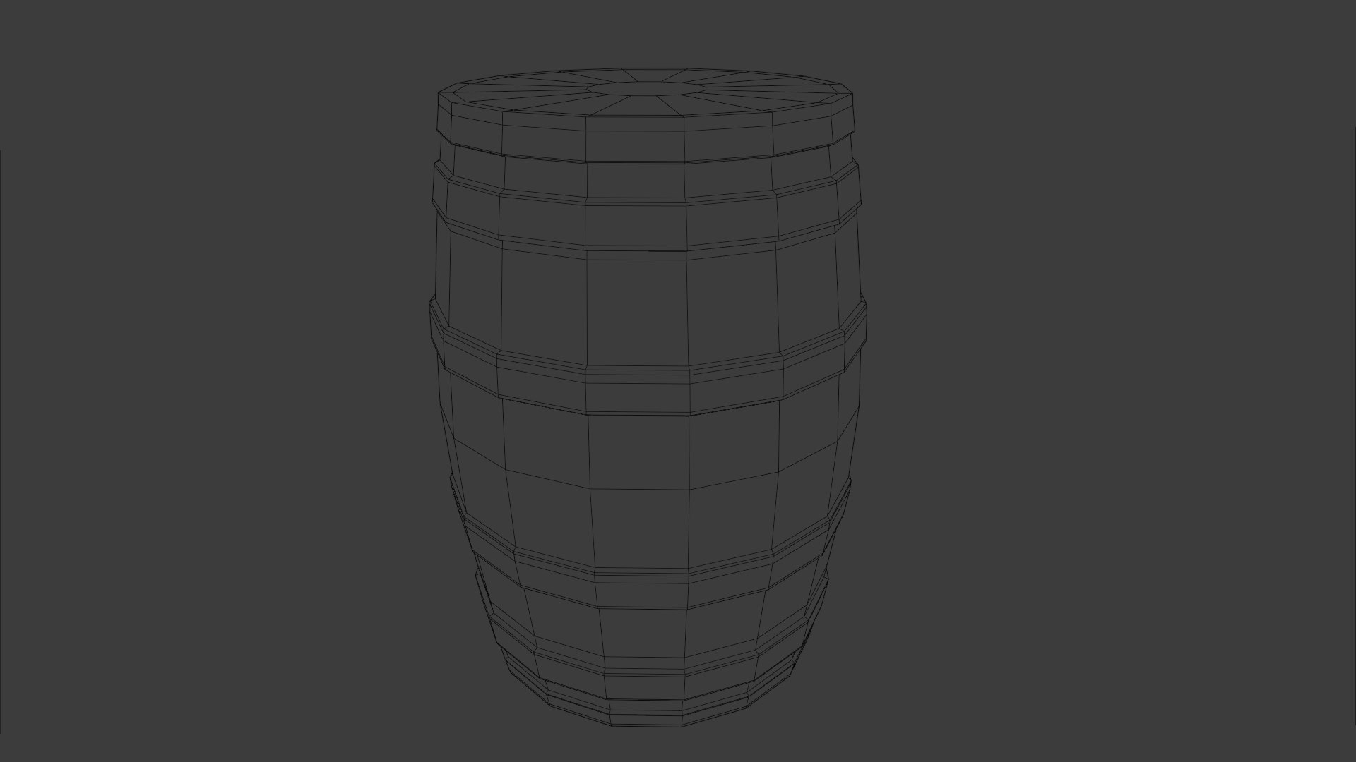 Basic Low Poly Barrel 3D model - TurboSquid 1764097