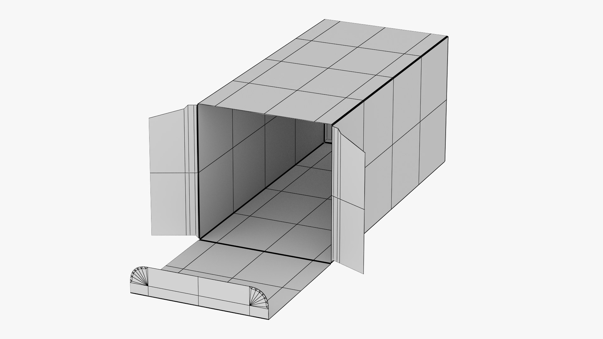 Open Packaging Box 06 3D - TurboSquid 2059110