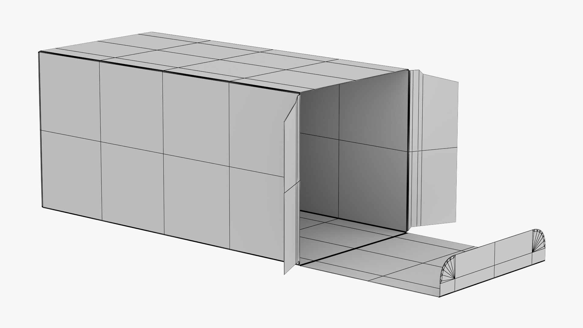 Open Packaging Box 06 3D - TurboSquid 2059110