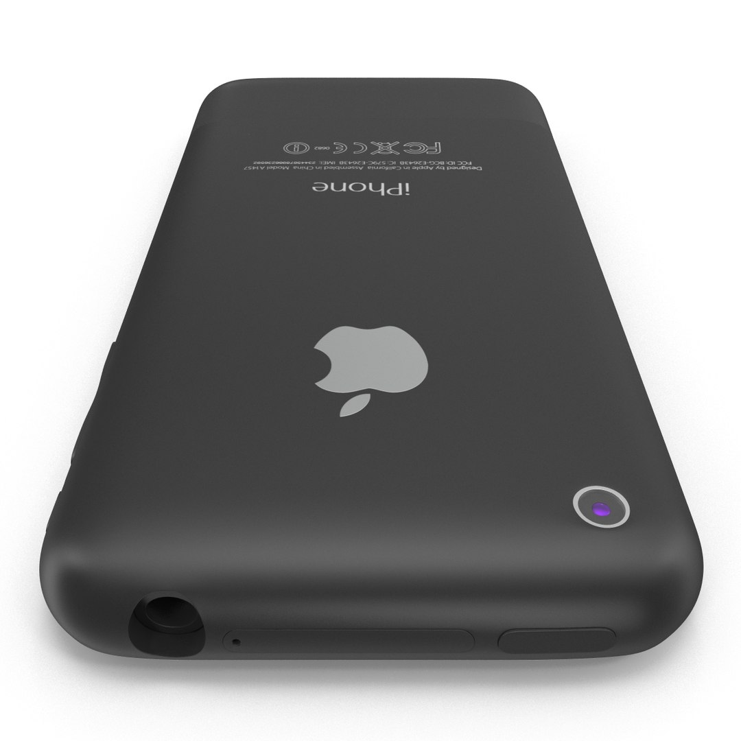 3d Apple Iphone 2 Black