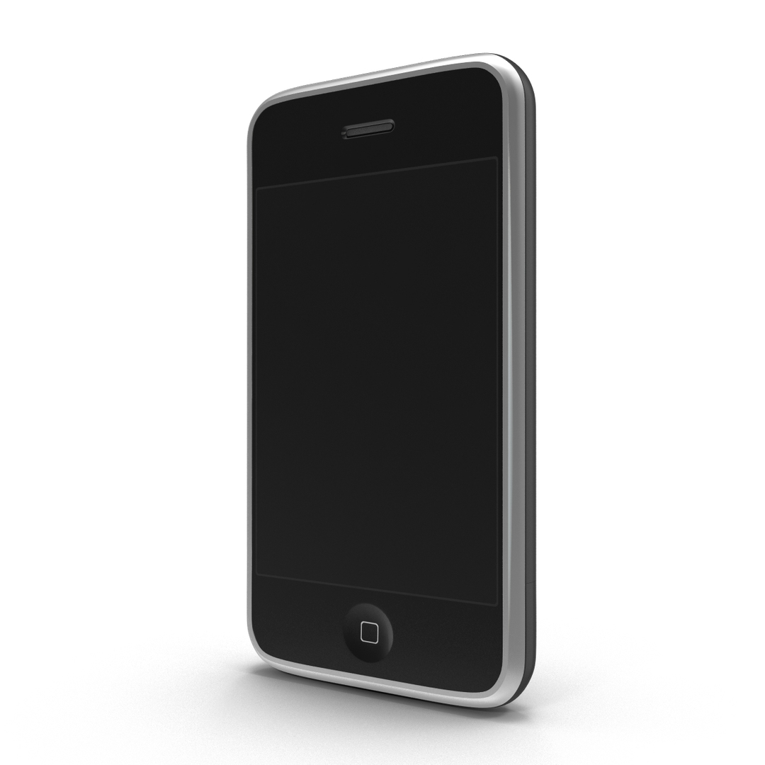 3d Apple Iphone 2 Black