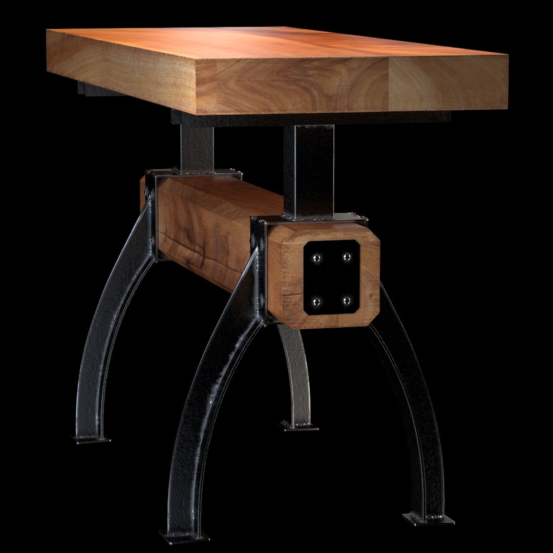 3d Butcher Block Post Beam