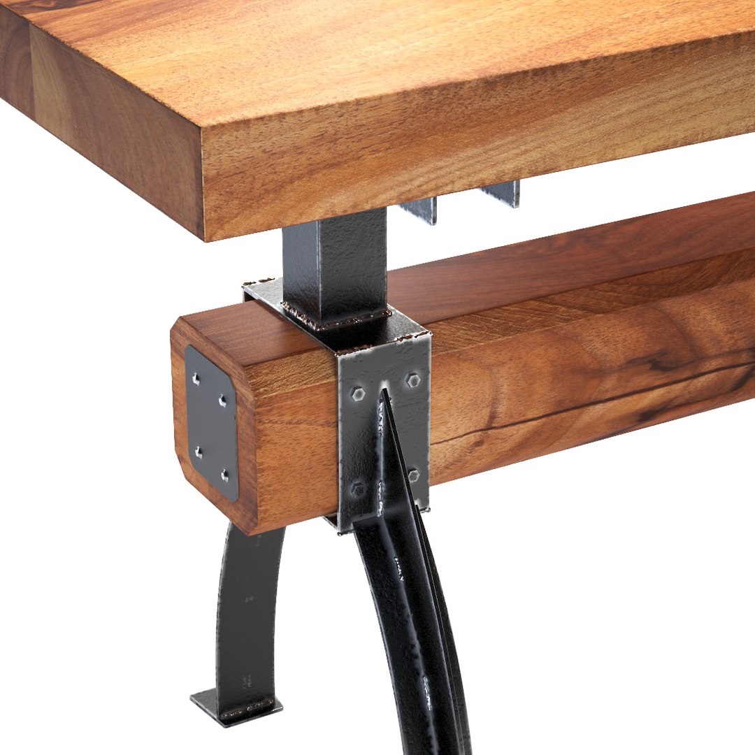 3d Butcher Block Post Beam