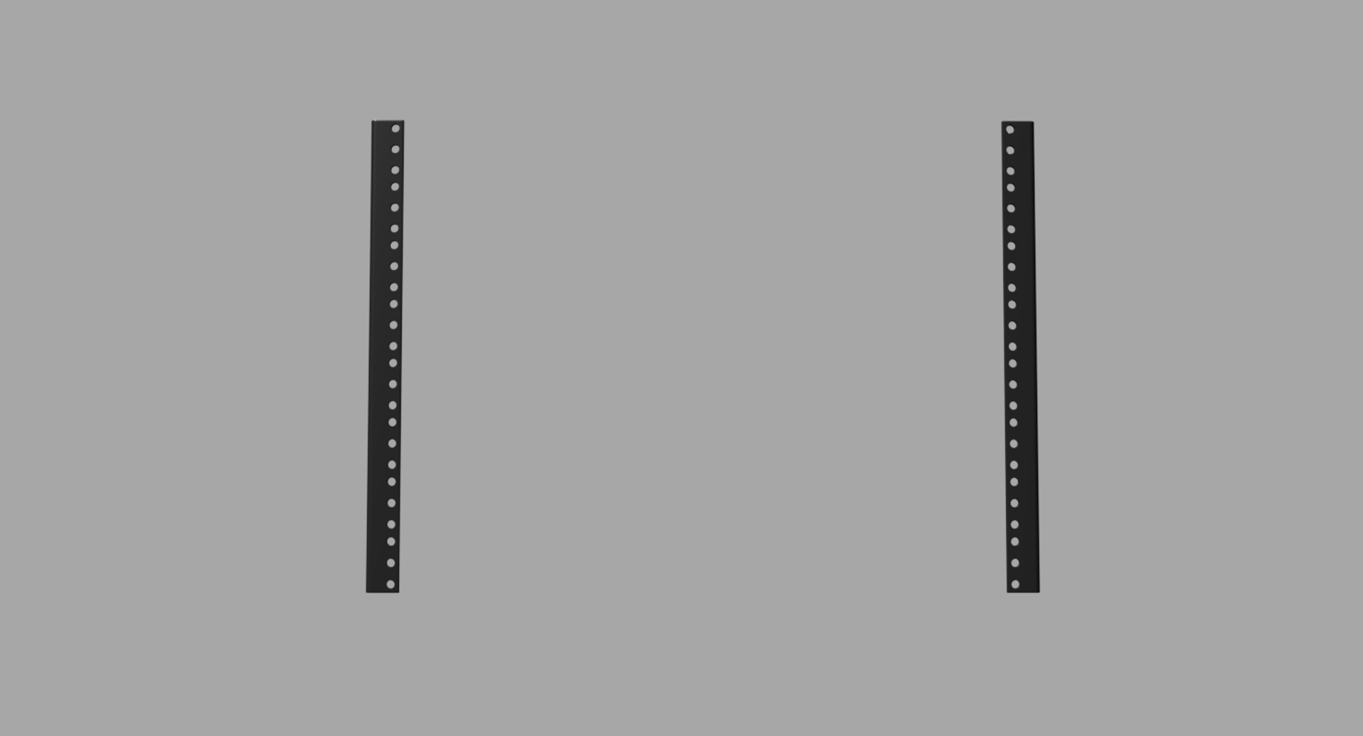 3D 19-inch Rackmount Rails Racks - TurboSquid 1277772
