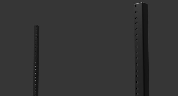 3D 19-inch rackmount rails racks - TurboSquid 1277772