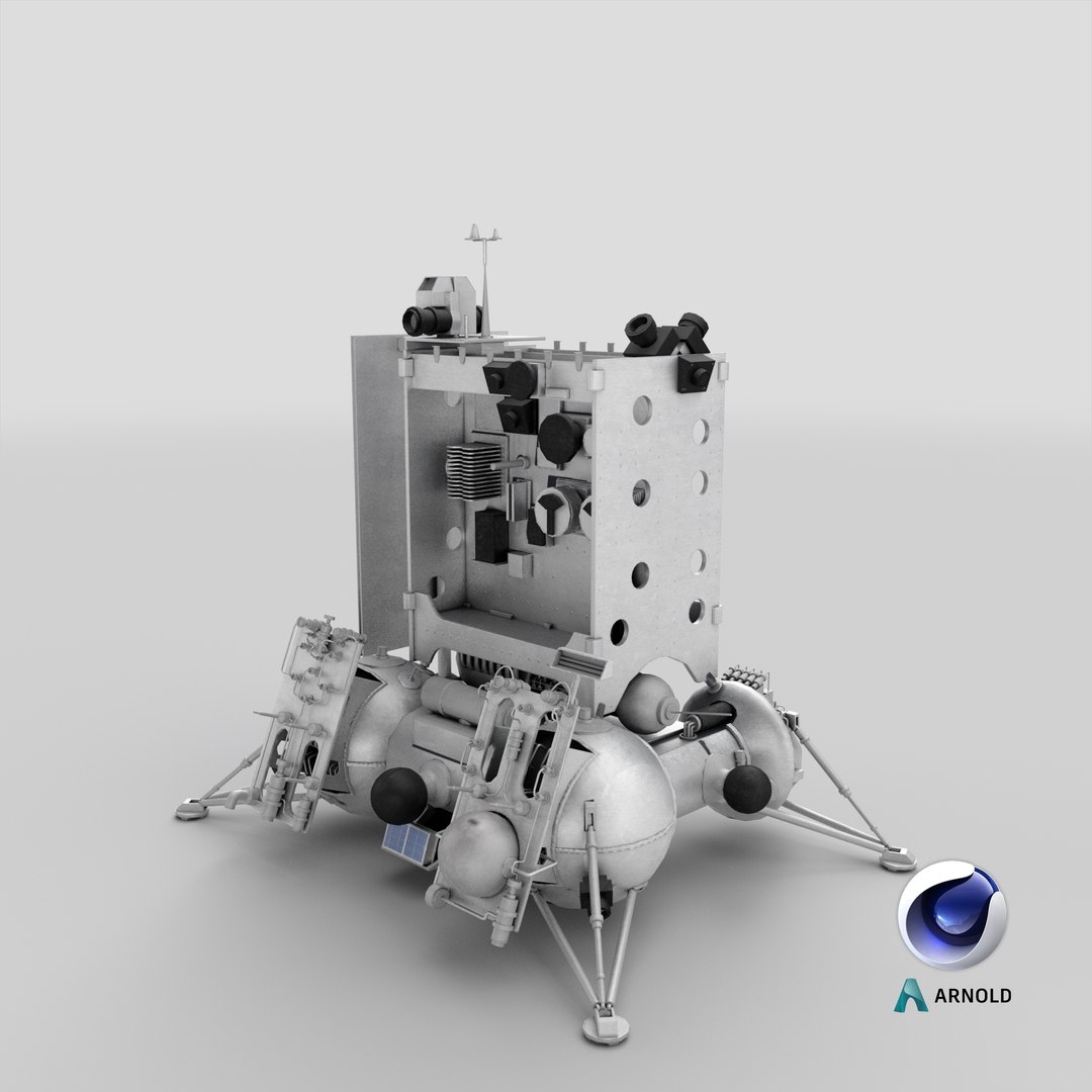 Luna 25 Lunar Lander model - TurboSquid 2053760