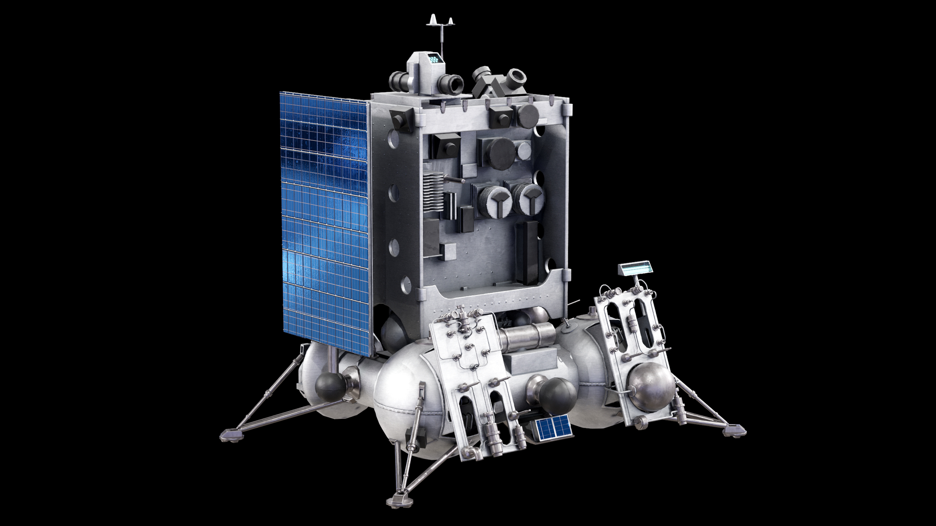 Luna 25 Lunar Lander Model - TurboSquid 2053760