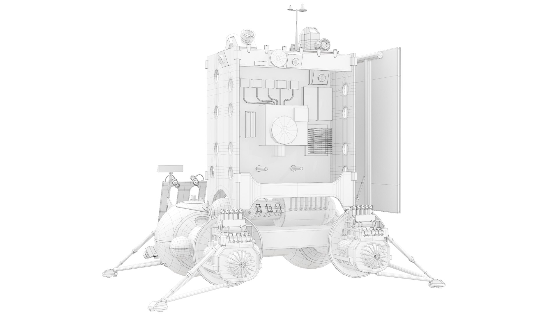 Luna 25 Lunar Lander model - TurboSquid 2053760