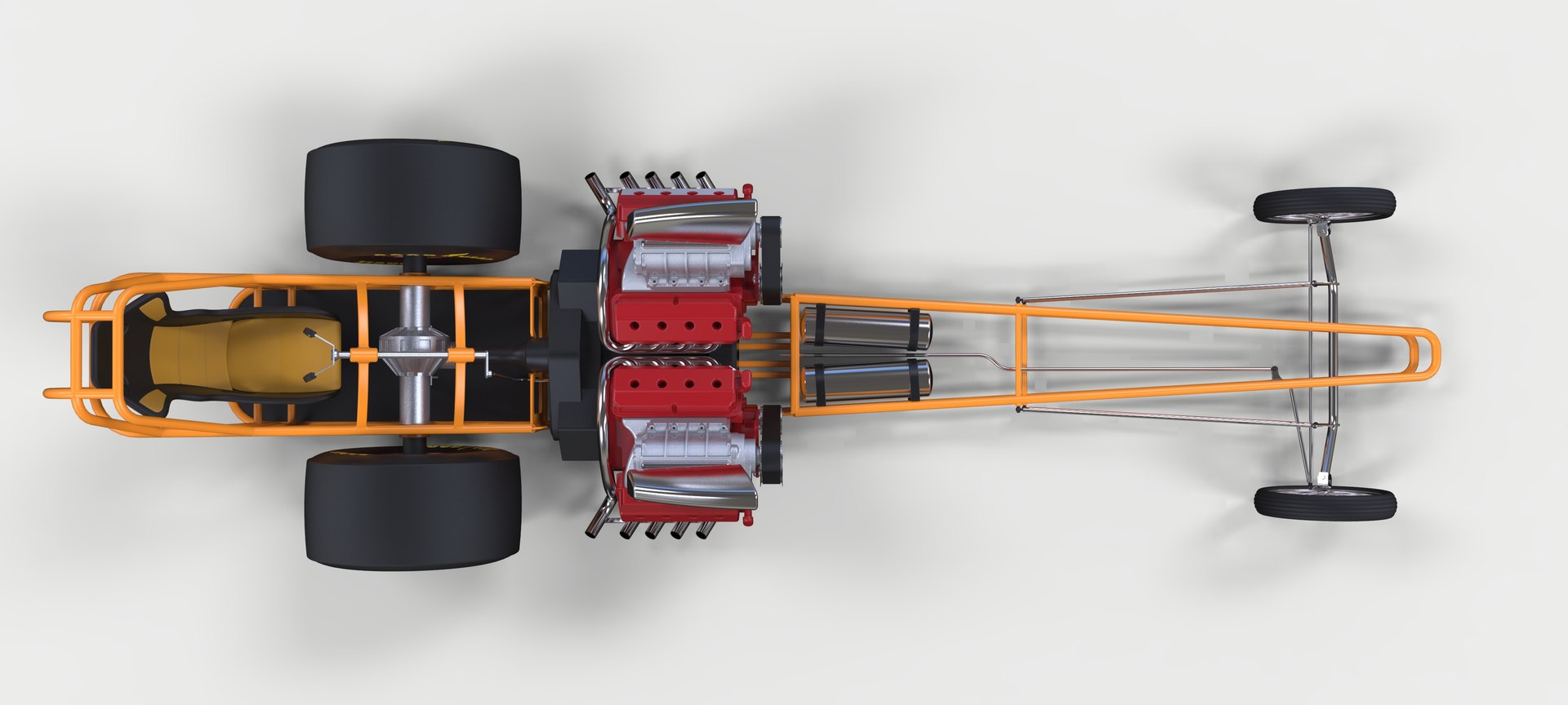 3D Drag Dragster Model - TurboSquid 1632957