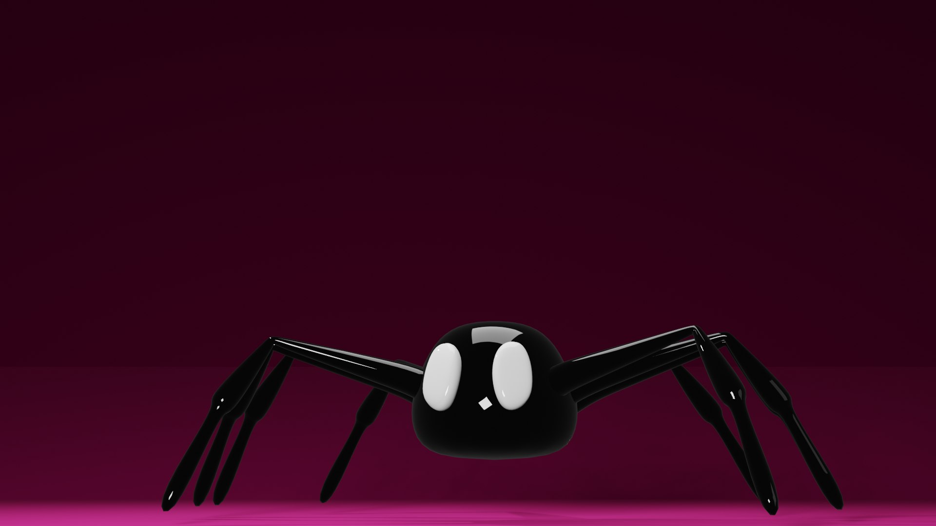 3D Low Poly Spider - TurboSquid 1910994