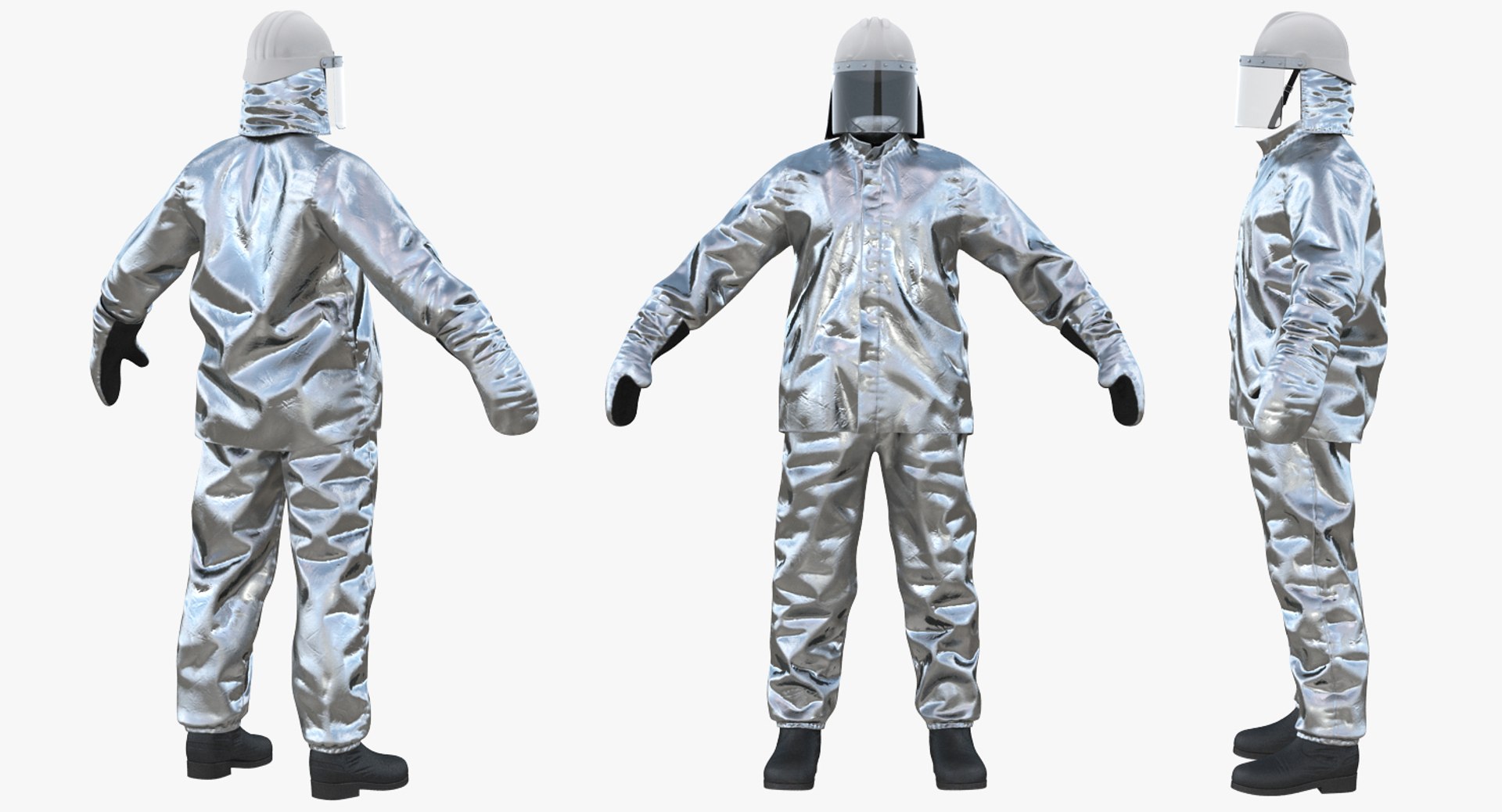 3D Aluminized Proximity Suit - TurboSquid 1195711