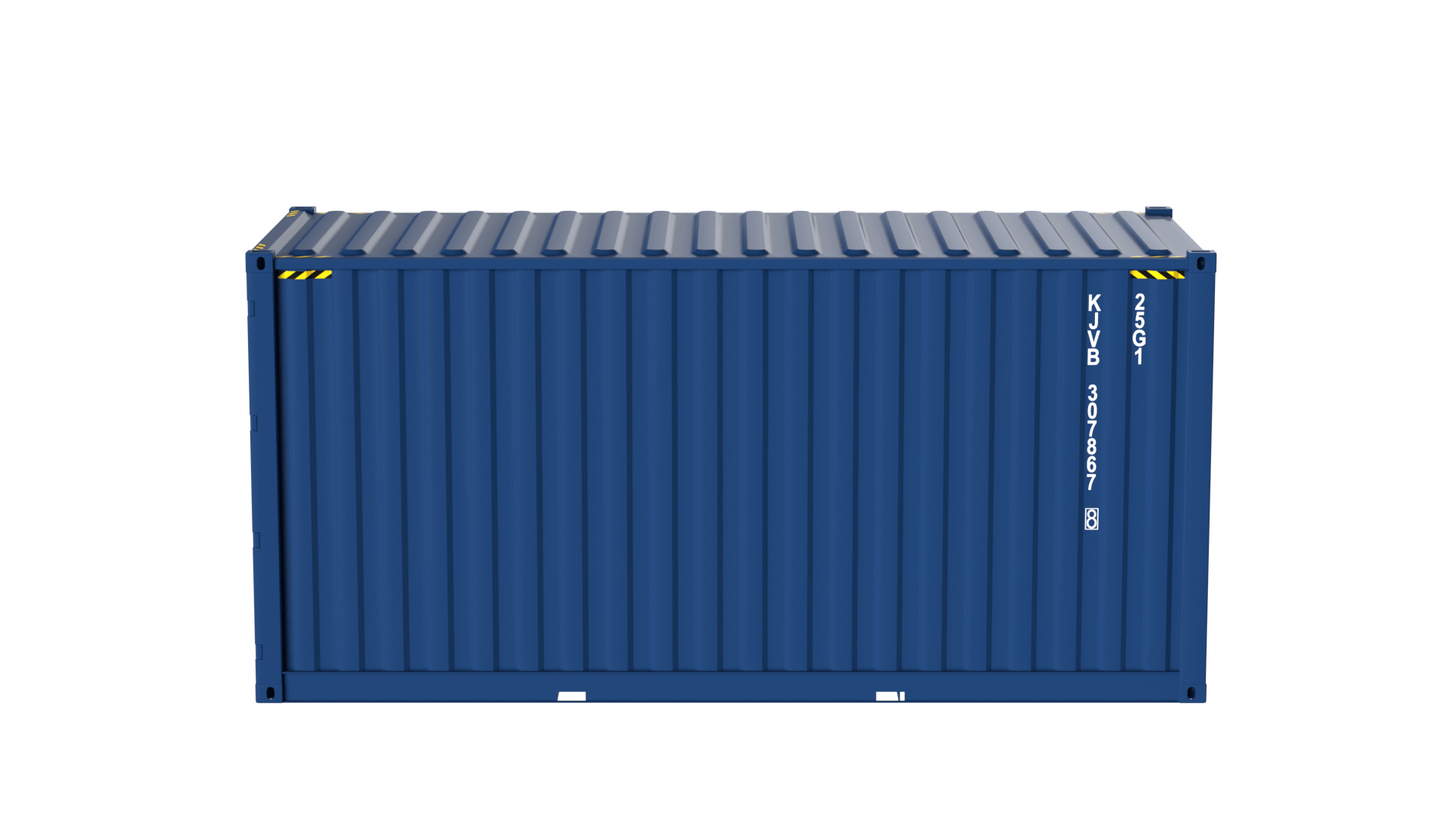 High-Cube Container 25G1 3D Model - TurboSquid 1721603