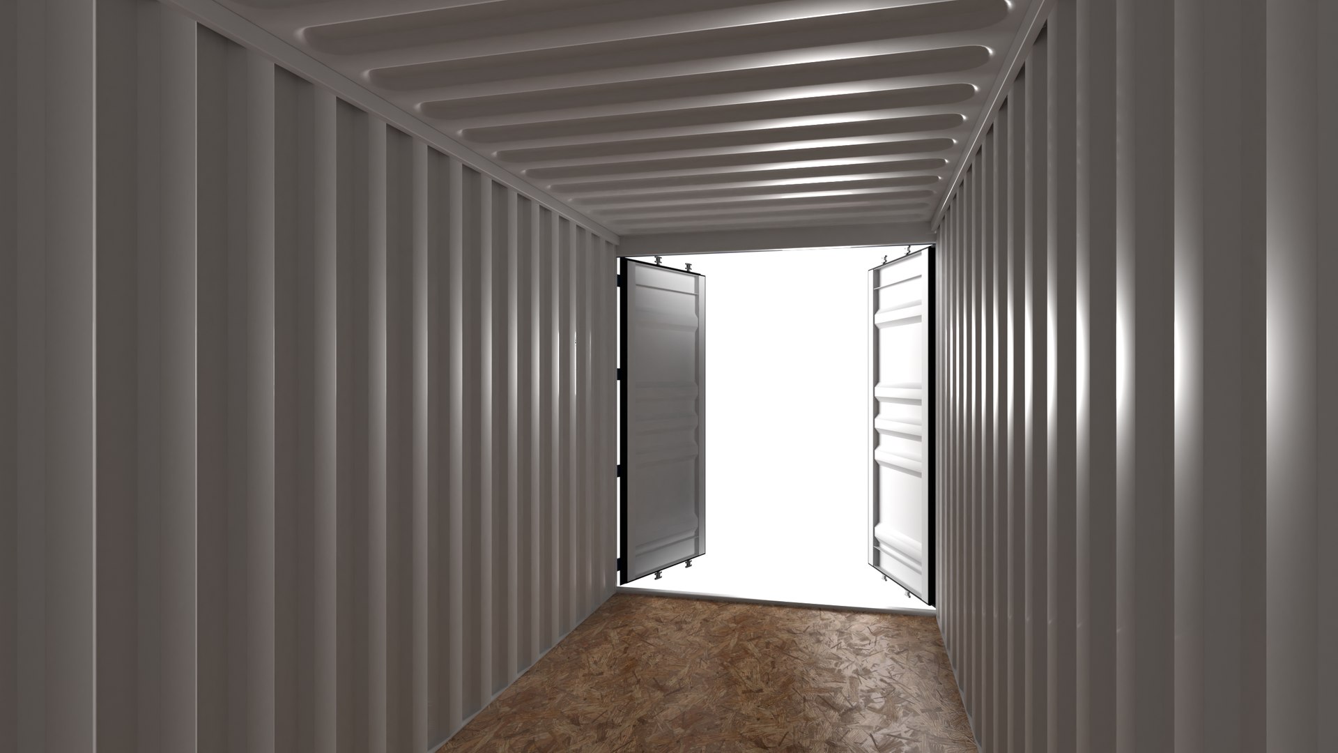 High-Cube Container 25G1 3D model - TurboSquid 1721603