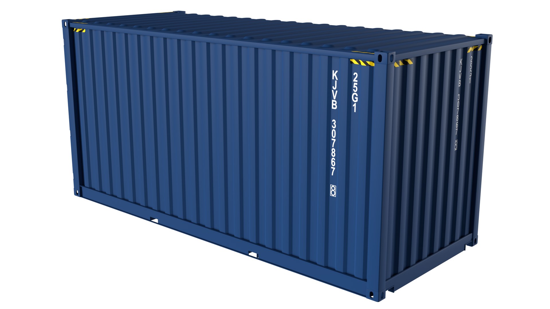 High-Cube Container 25G1 3D Model - TurboSquid 1721603