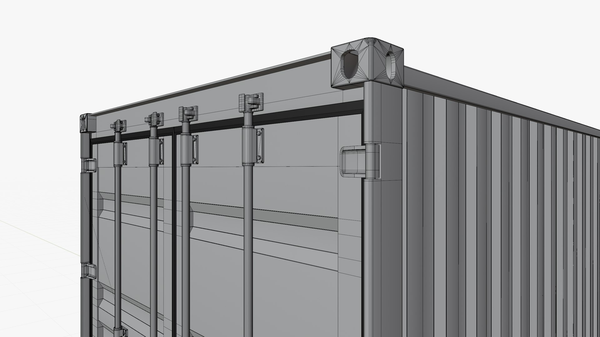 High-Cube Container 25G1 3D model - TurboSquid 1721603