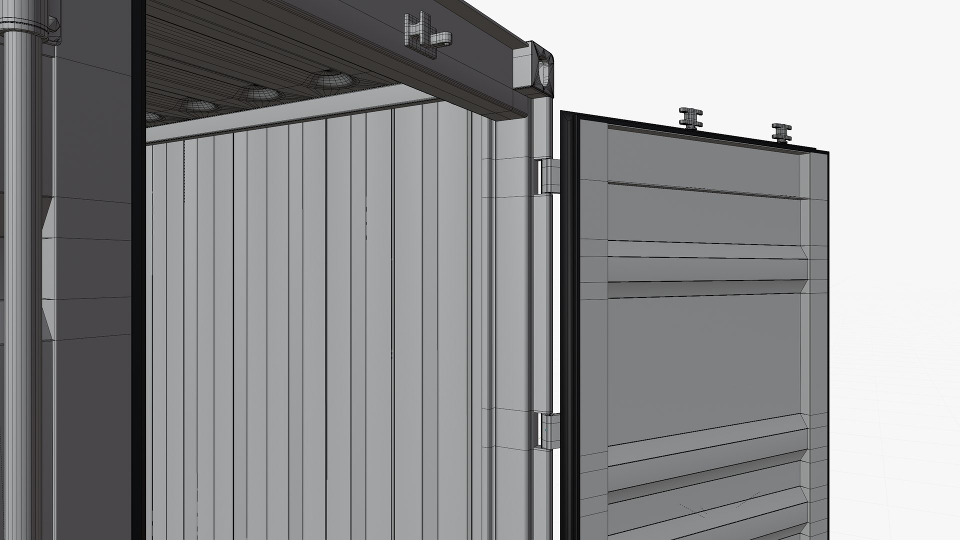 High-Cube Container 25G1 3D model - TurboSquid 1721603