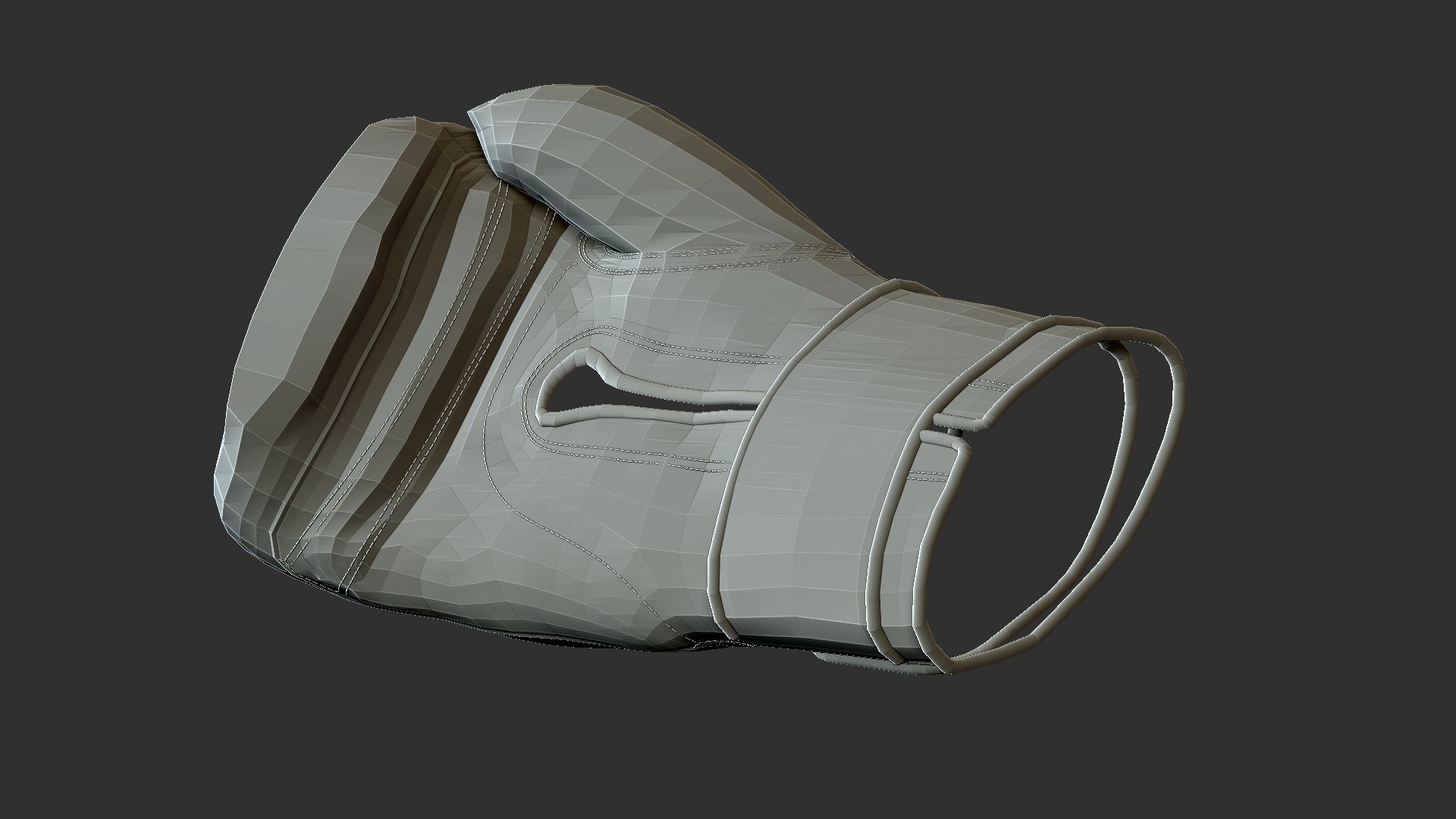 Boxing Gloves Low-poly 3D Model - TurboSquid 1967417