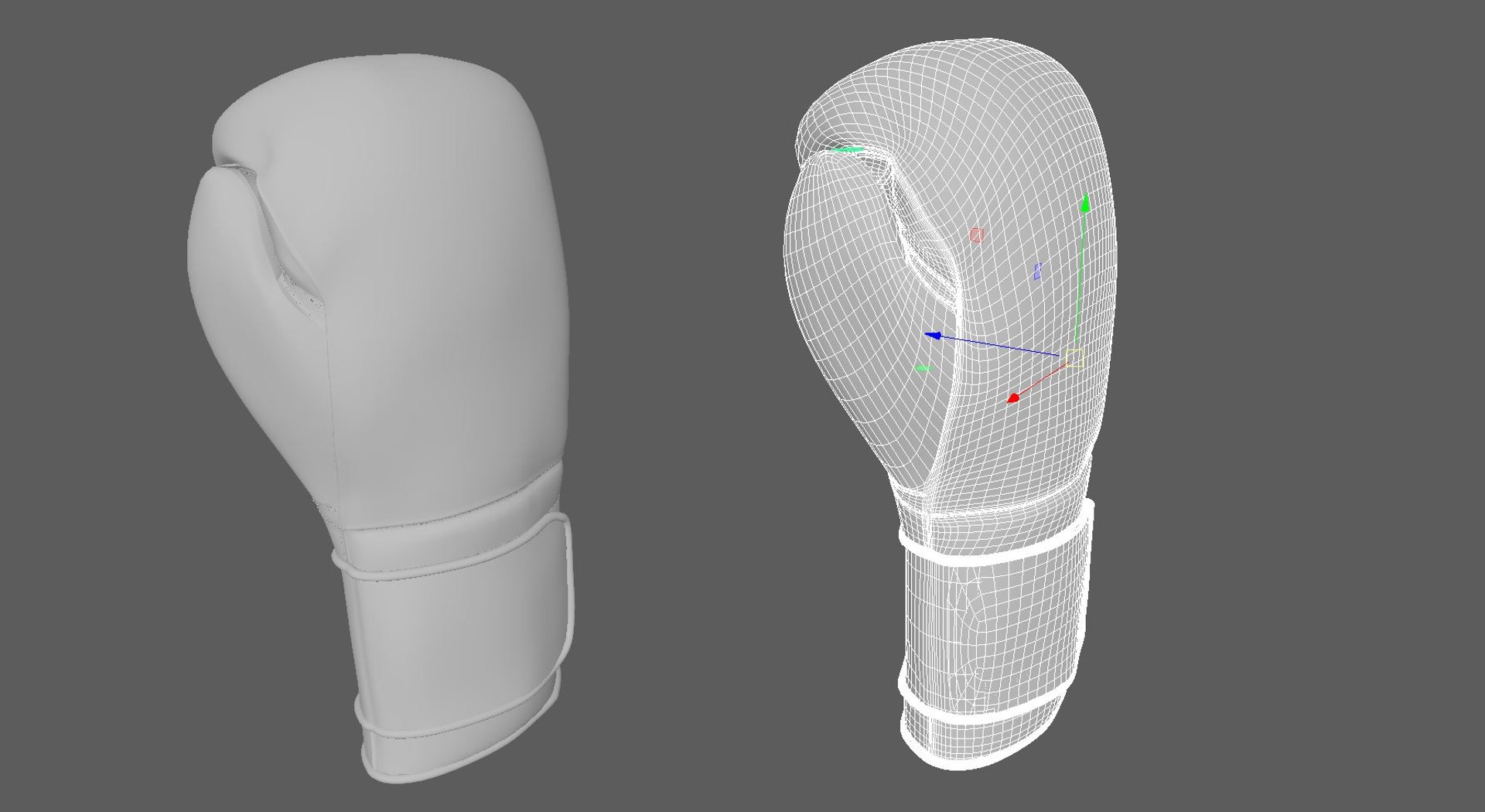 Boxing Gloves Low-poly 3D Model - TurboSquid 1967417