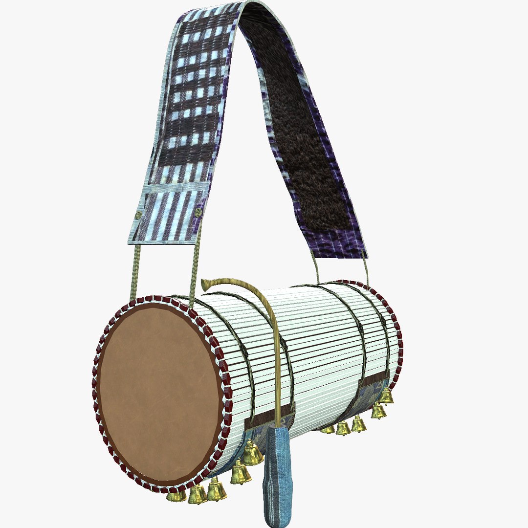 Talking Drum Yoruba Mother Of Drums Iya Ilu 3D Model - TurboSquid 2328176