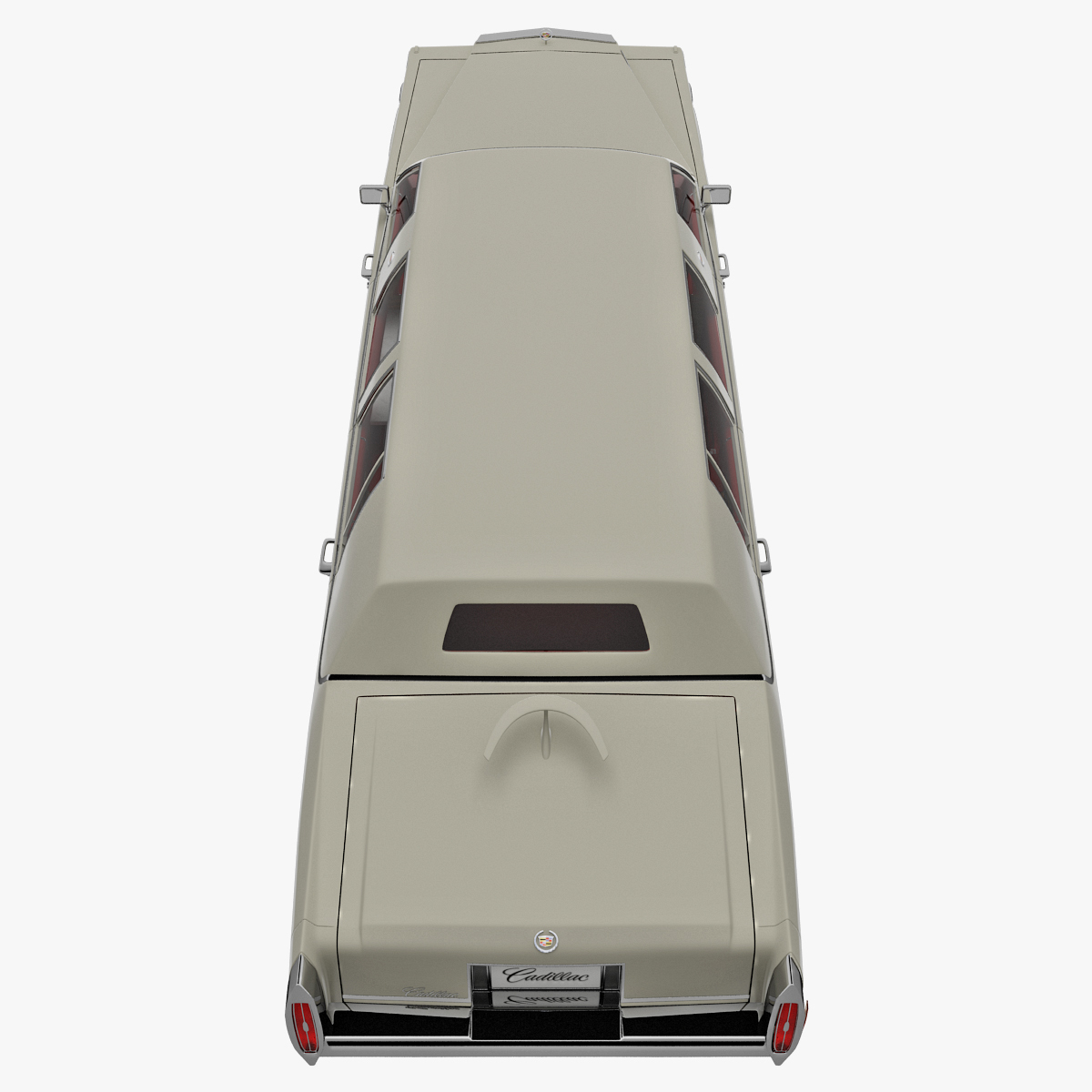 cadillac fleetwood limousine 3d model