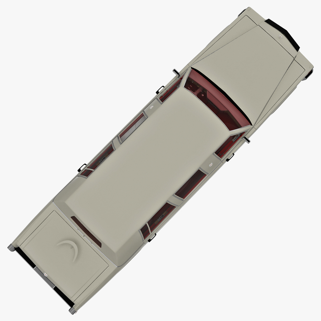 cadillac fleetwood limousine 3d model