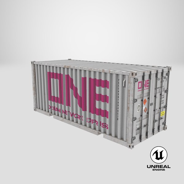 3D shipping container model - TurboSquid 1493994