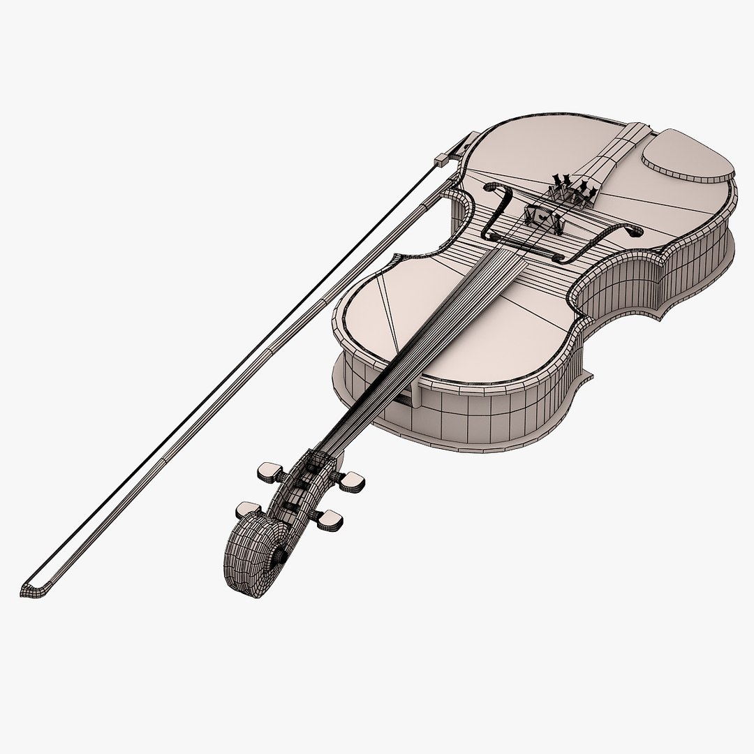 3d Viola Model