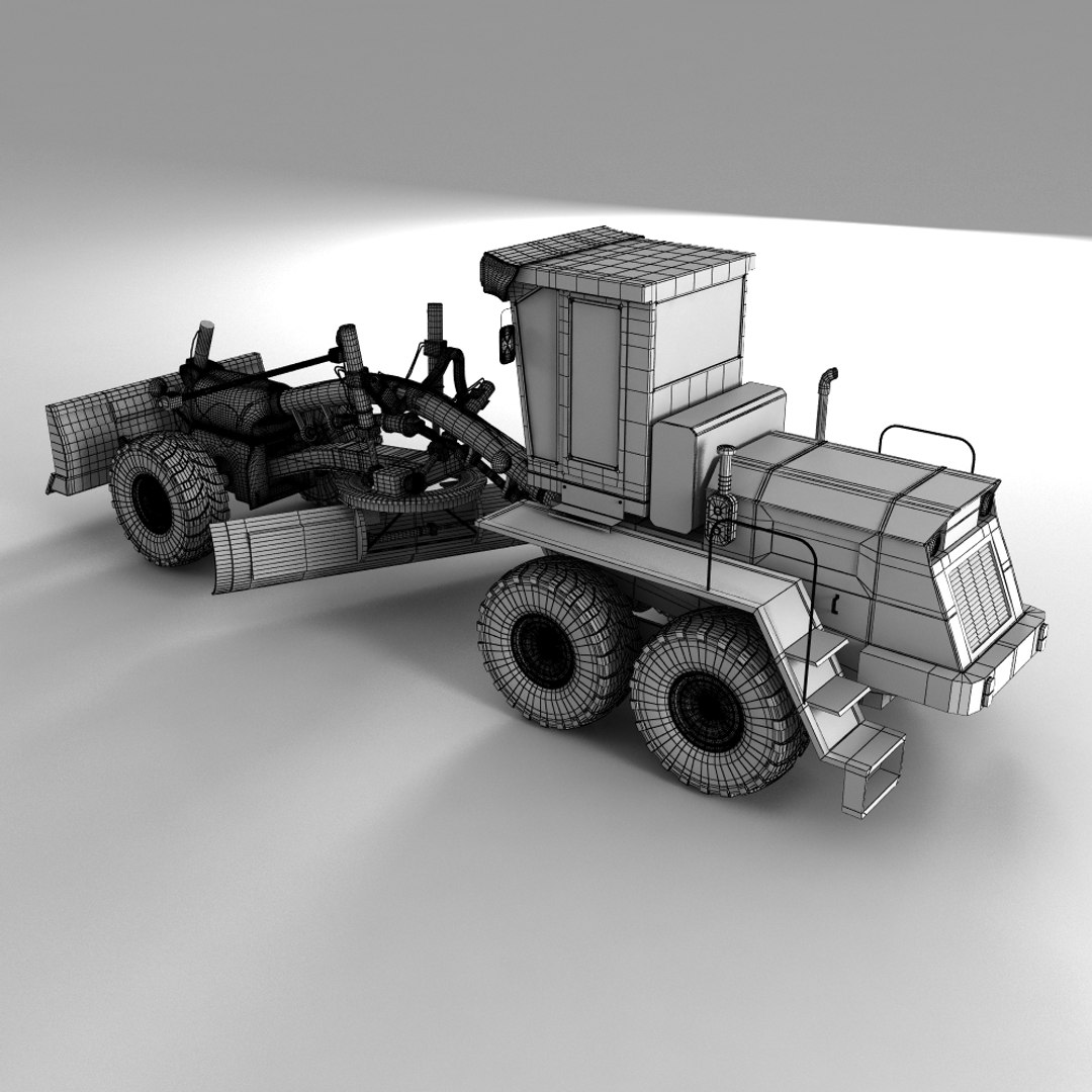 Grader 3d Model