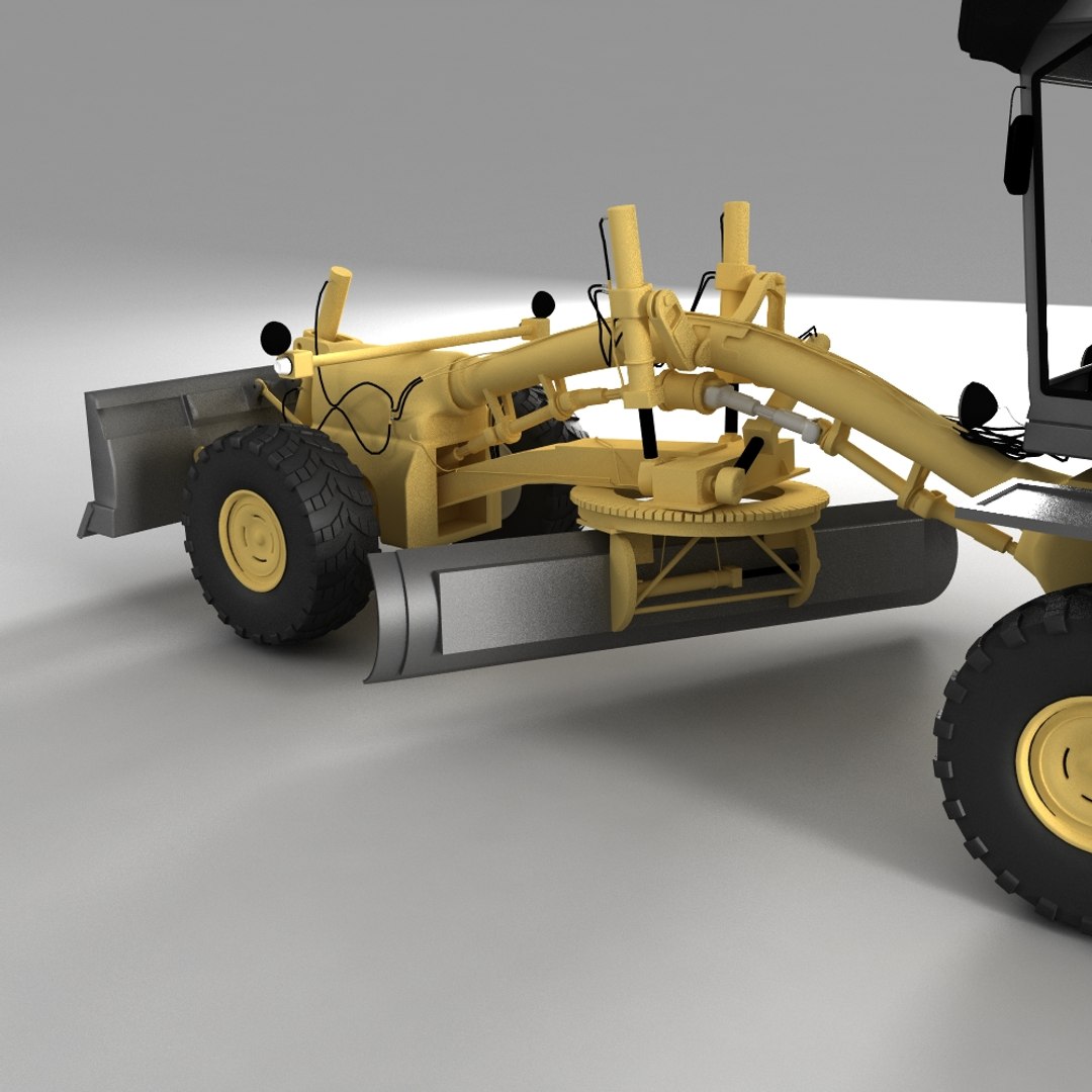 Grader 3d Model