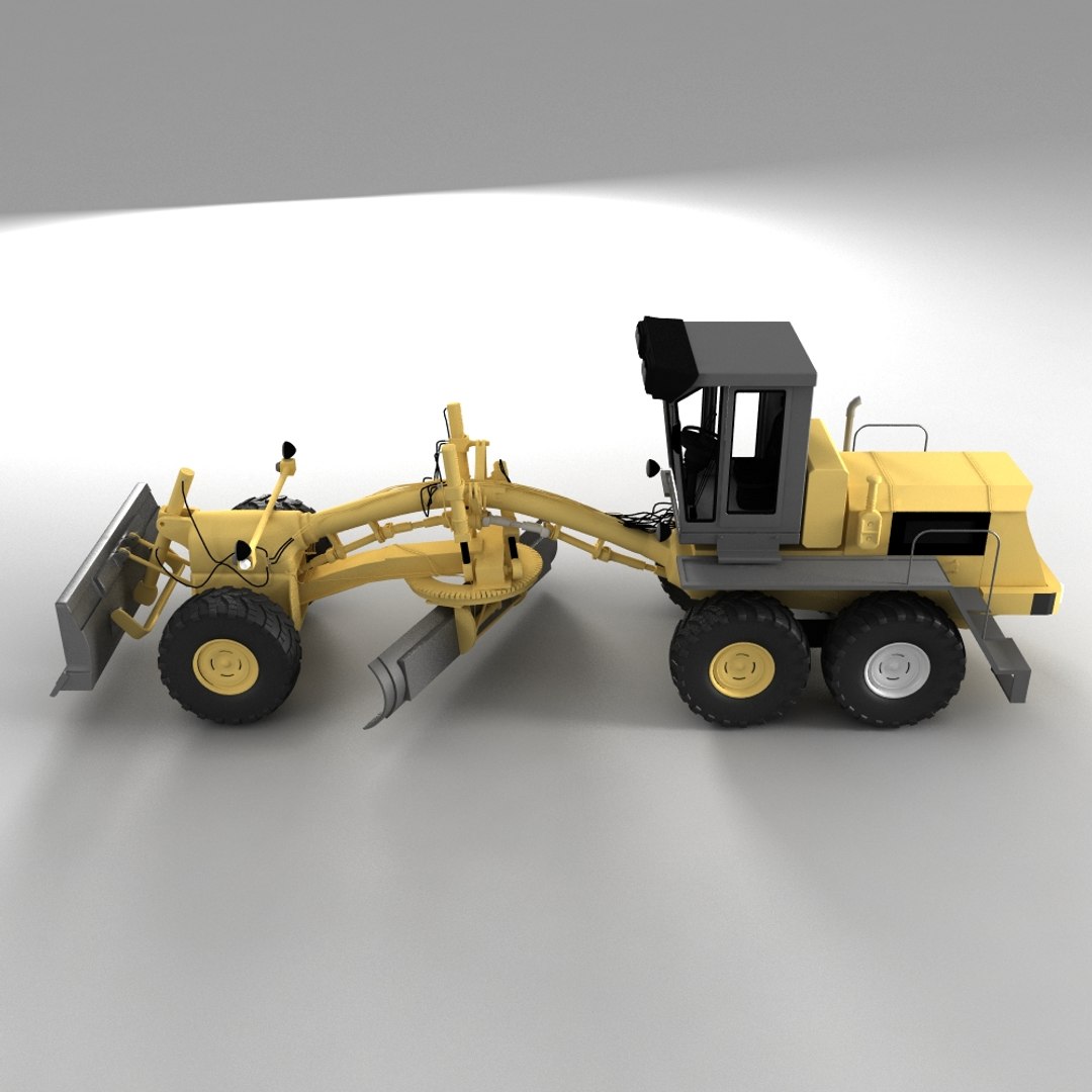 Grader 3d Model