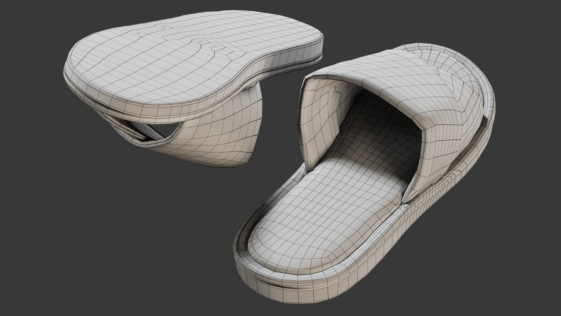 Realistic Men S Slippers 3D Model - TurboSquid 1562726