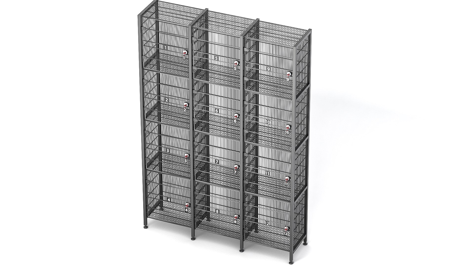 3D Luggage Storage Model - TurboSquid 1705845