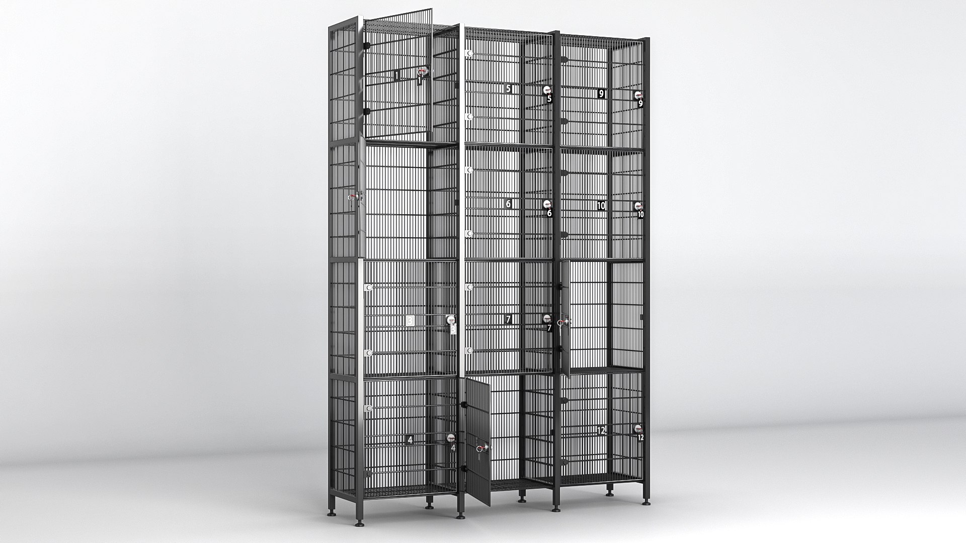 3D Luggage Storage Model - TurboSquid 1705845