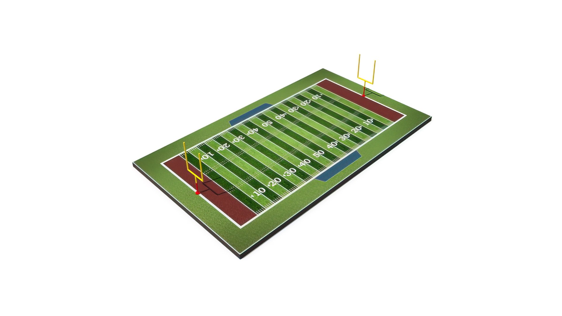 American Football Field 3D - TurboSquid 2145535