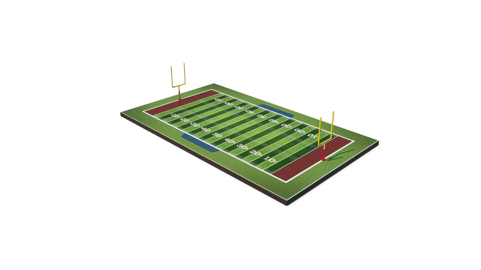 American Football Field 3D - TurboSquid 2145535
