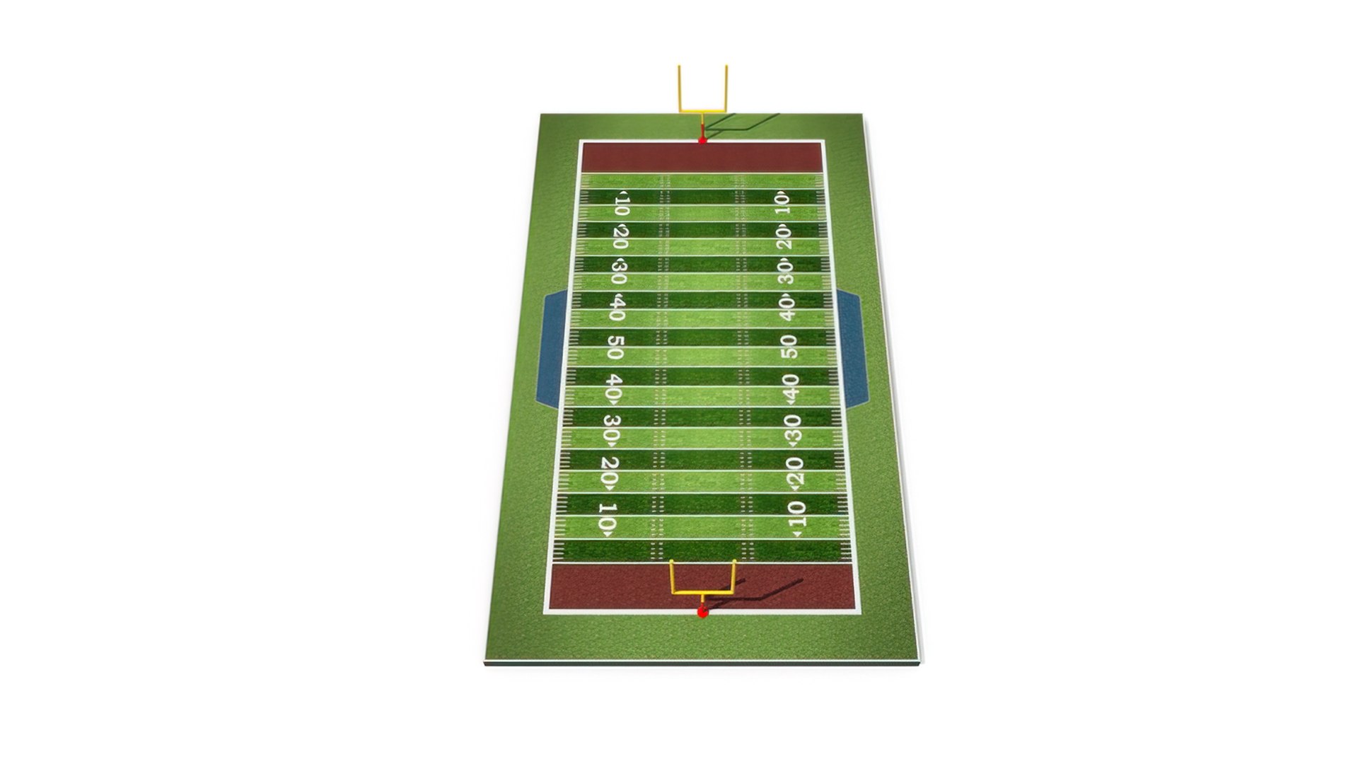 American Football Field 3D - TurboSquid 2145535