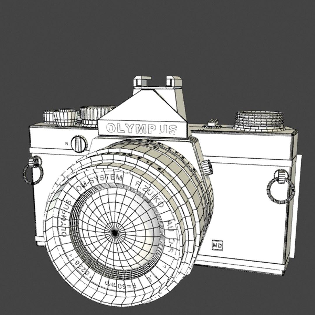 3dsmax classic olympus film camera