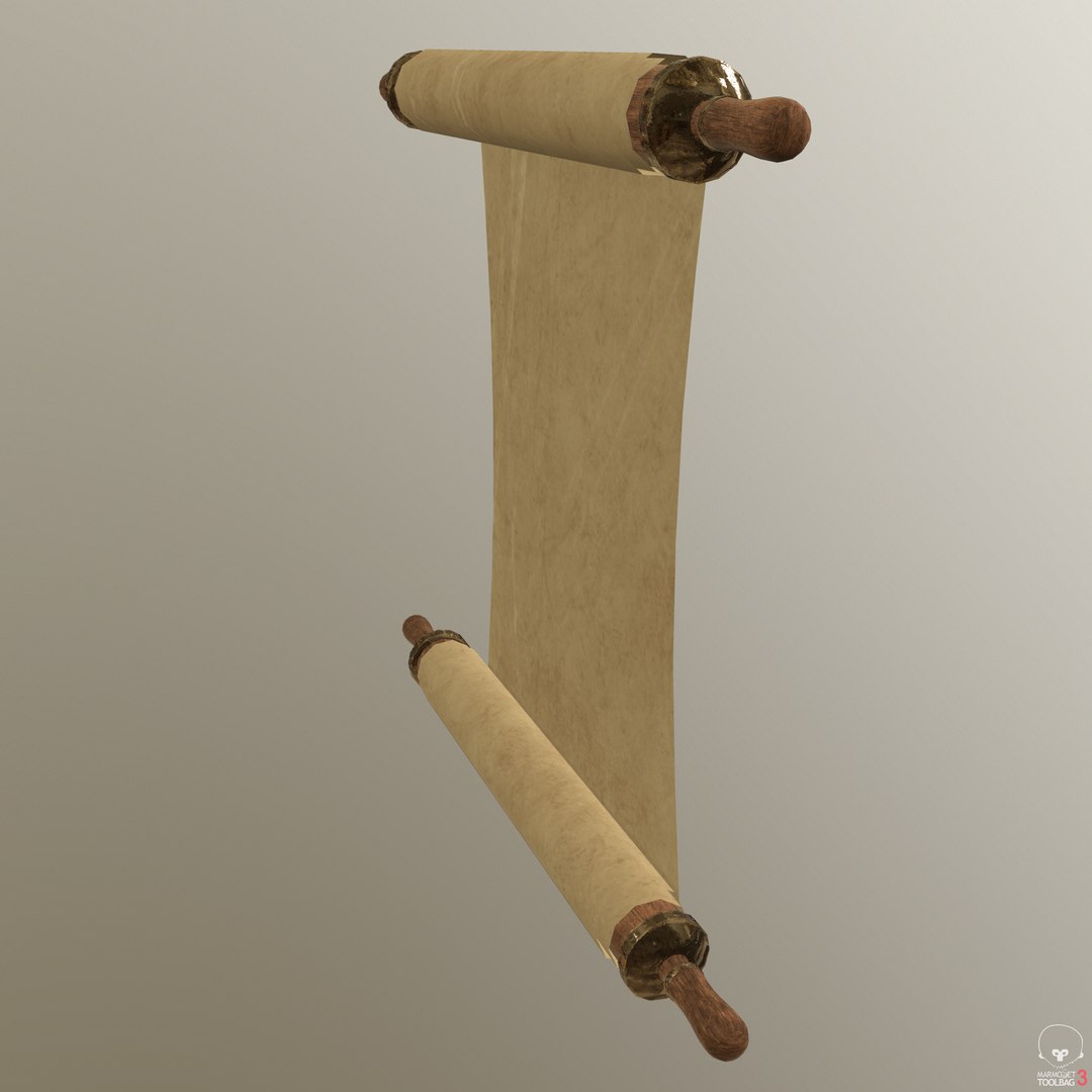 Old Scroll Model | 1148073 | TurboSquid