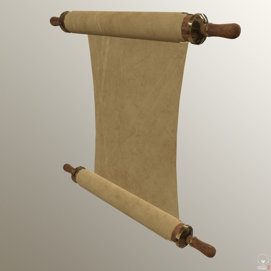 Old Scroll Model | 1148073 | TurboSquid