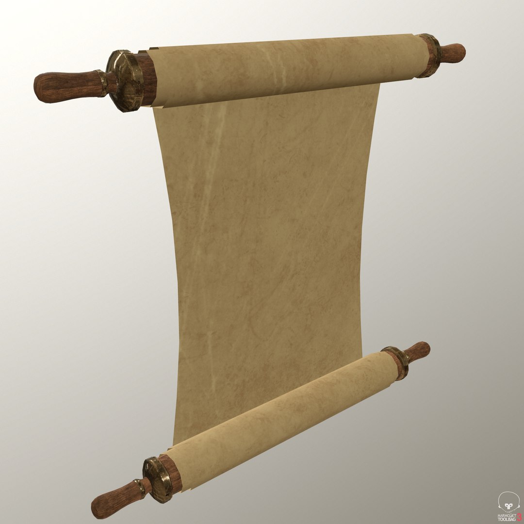 Old Scroll Model | 1148073 | TurboSquid