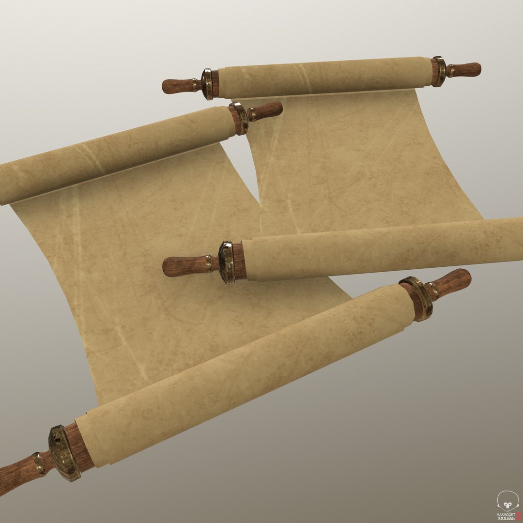 Old Scroll Model | 1148073 | TurboSquid