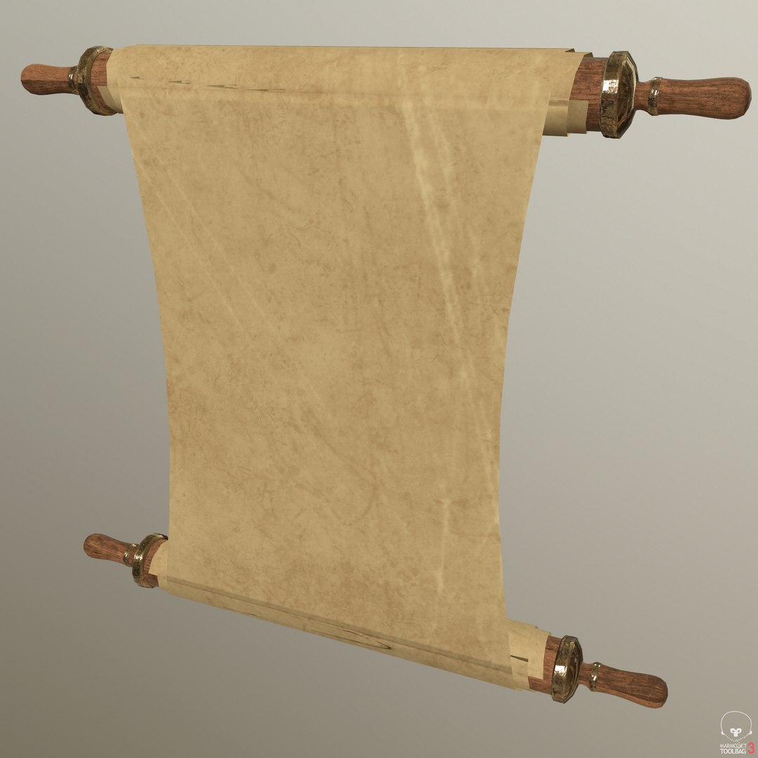 Old Scroll Model | 1148073 | TurboSquid