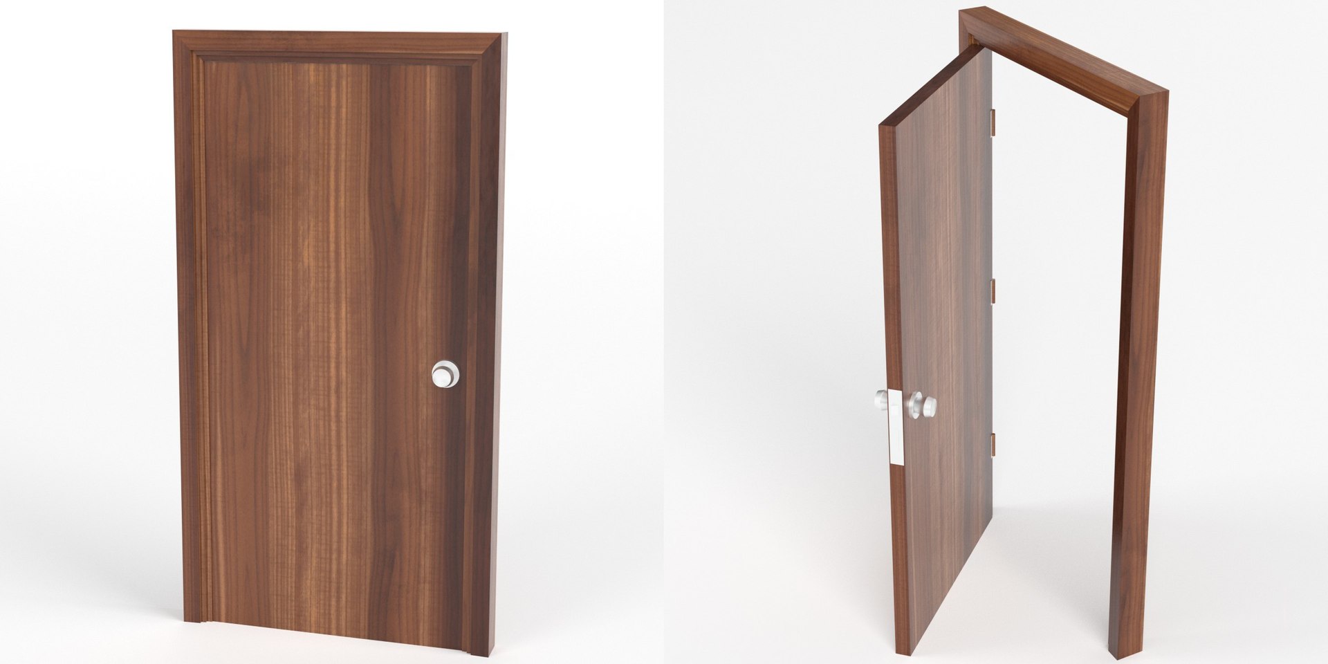 Flush Door Frame 3d Max