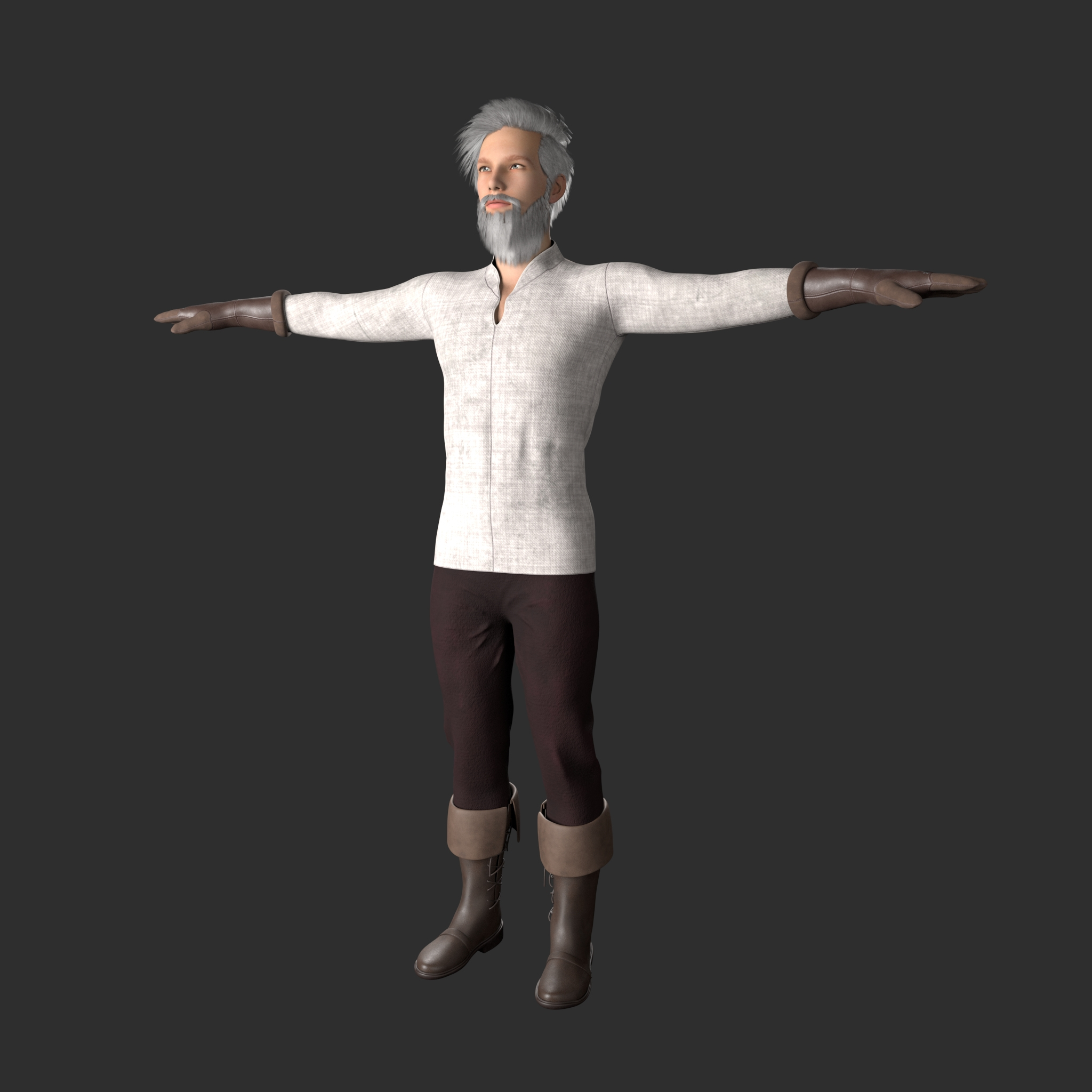 Man beard 3D model - TurboSquid 1672048