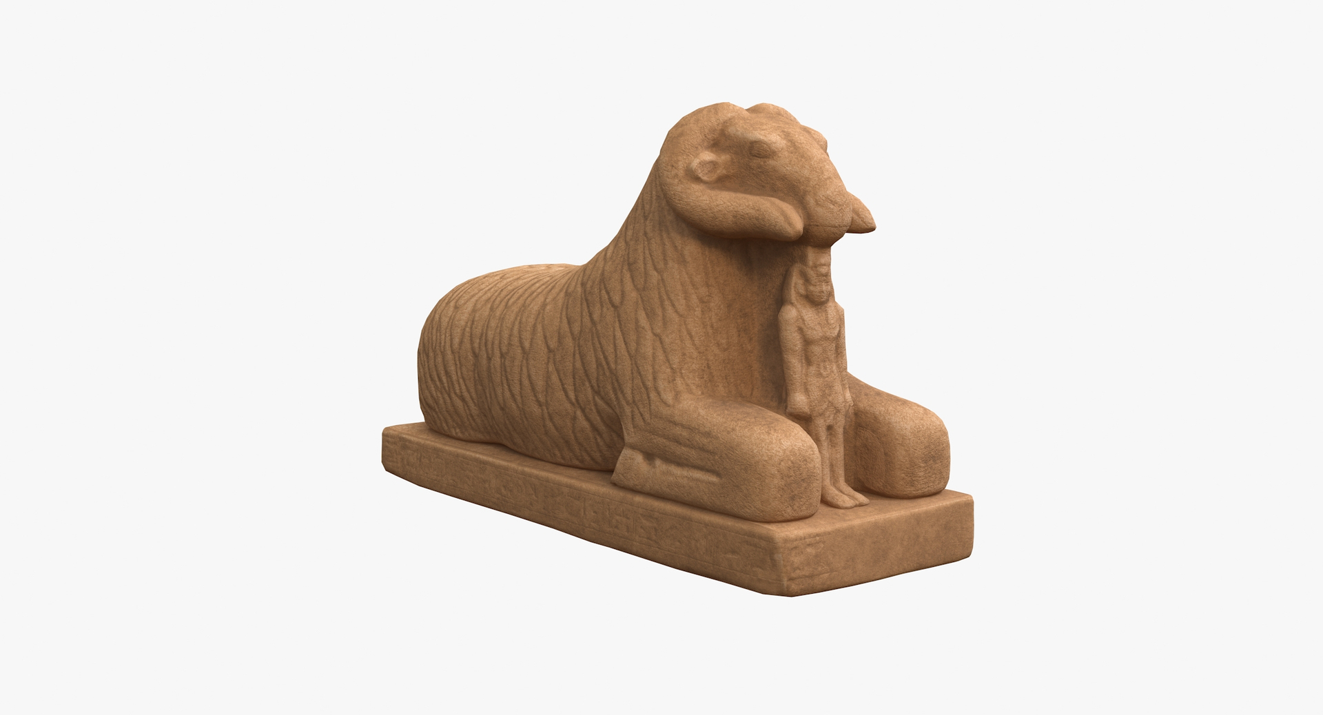 3D Ram Sphinx Statue Model - TurboSquid 2126908