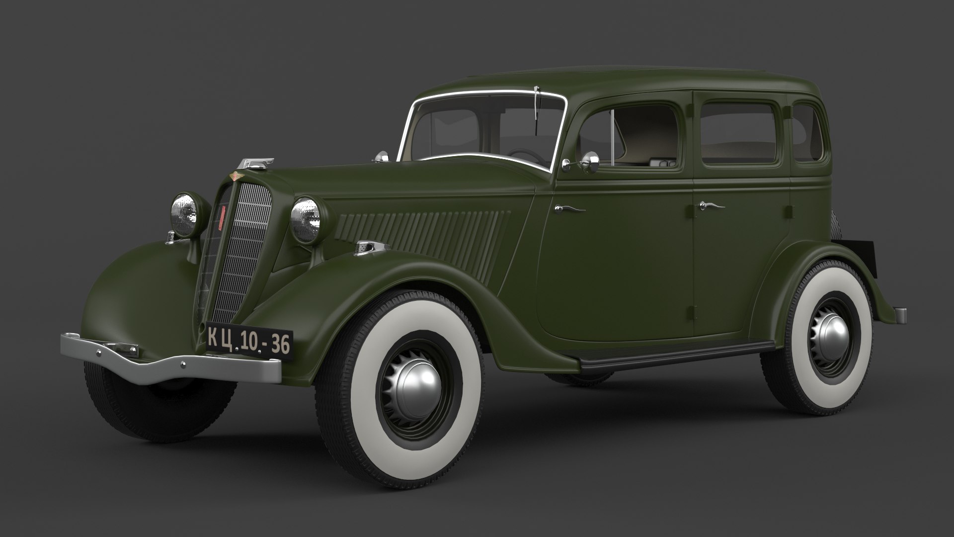 Gaz M1 3D Model - TurboSquid 1823165