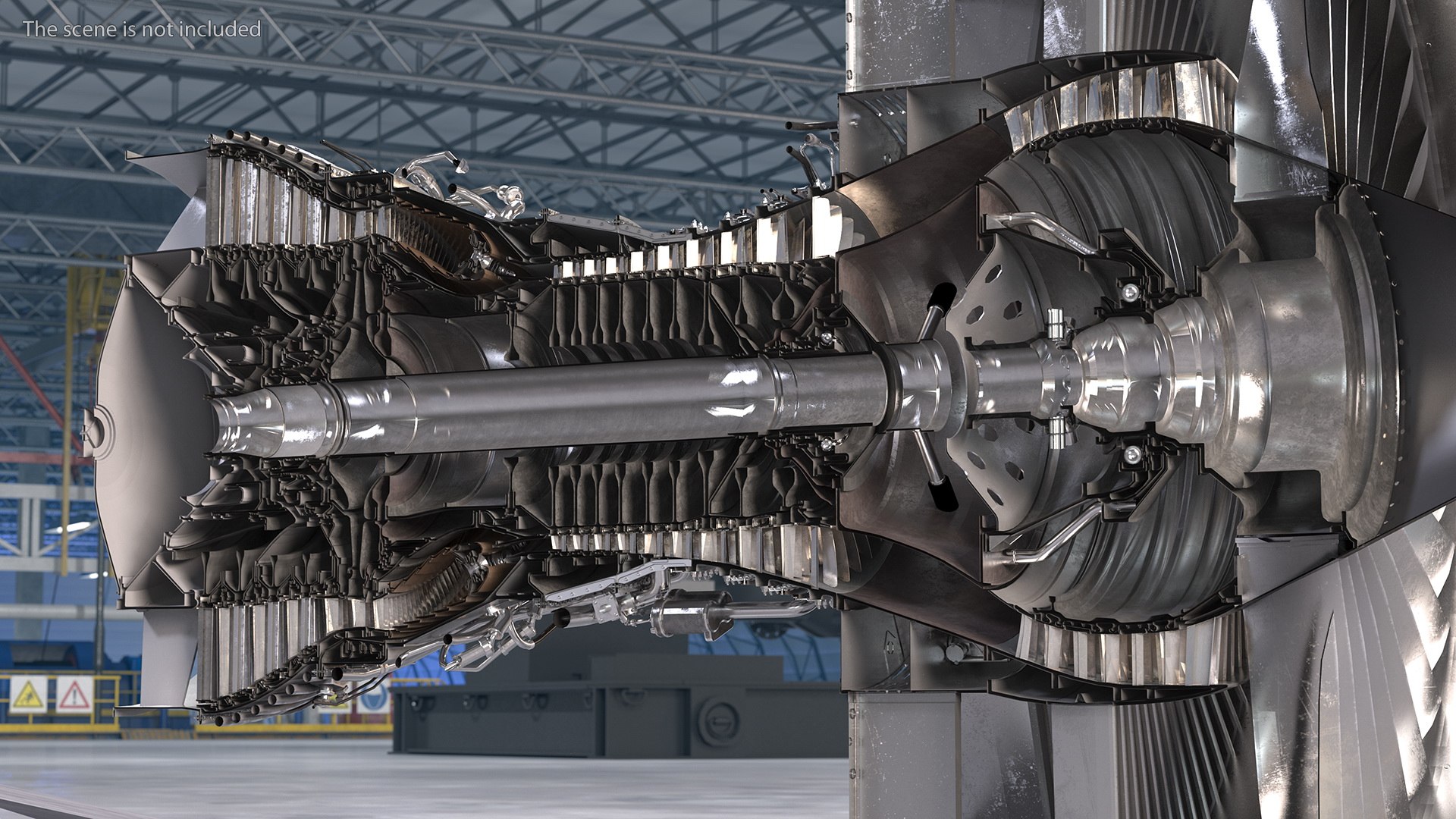 3ds turbofan aircraft engine