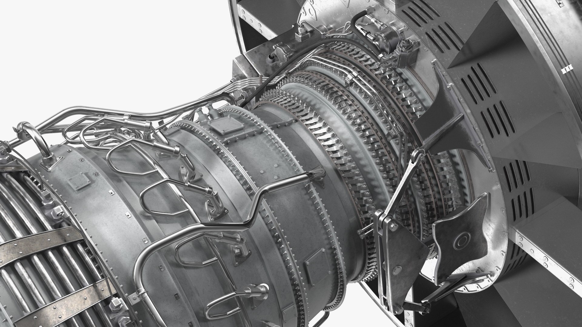 3ds turbofan aircraft engine