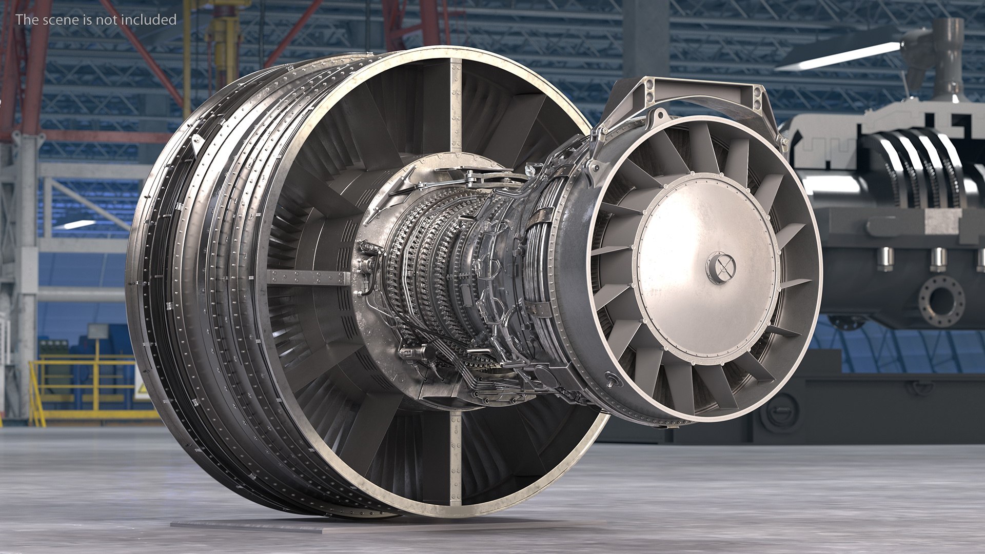 3ds turbofan aircraft engine